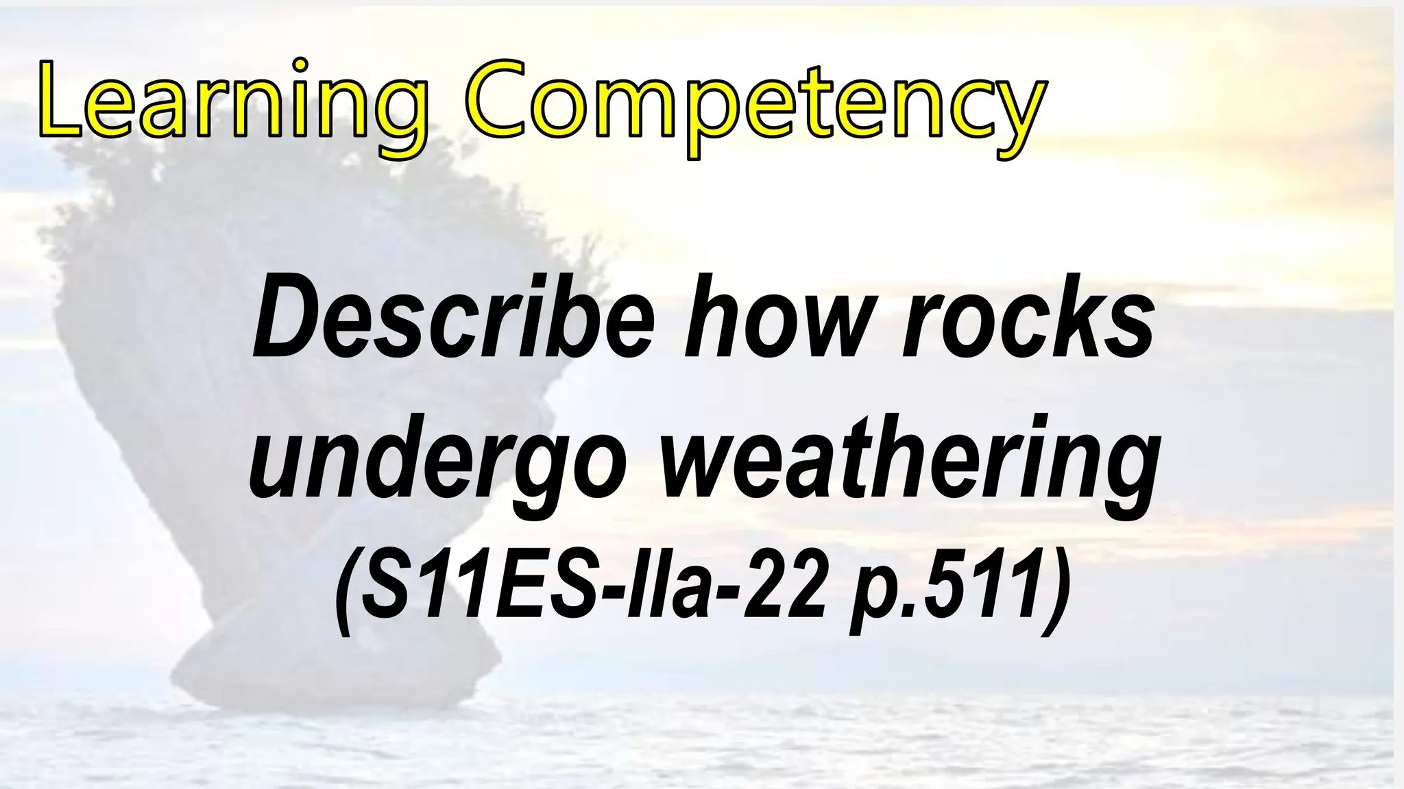 Weathering how rocks undergo weathering.pptx