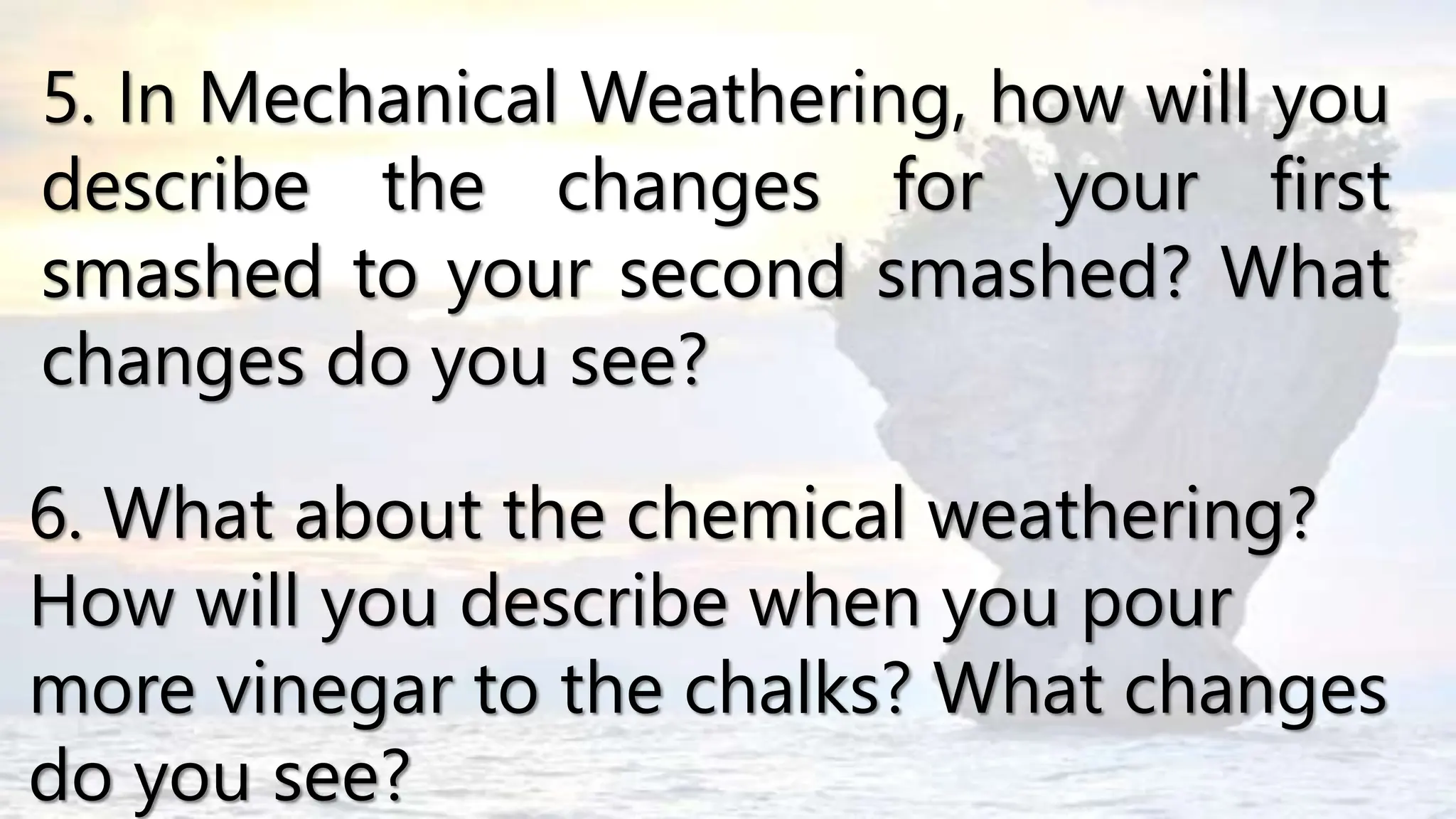 Weathering how rocks undergo weathering.pptx