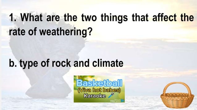 Weathering how rocks undergo weathering.pptx | Weather | Science