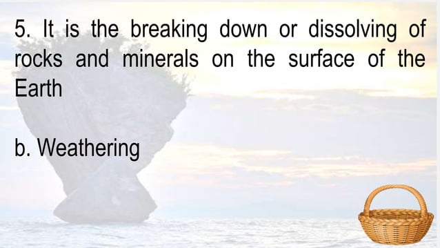 Weathering how rocks undergo weathering.pptx | Weather | Science
