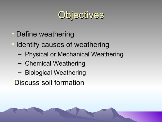 Weathering PowerPoint Presentation for Science Students | PPT | Science