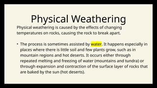 Earth Science -Stem Grade 11 - Weathering | PPTX
