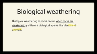 Earth Science -Stem Grade 11 - Weathering | PPTX