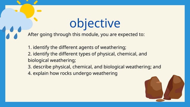 Earth Science -Stem Grade 11 - Weathering | PPTX