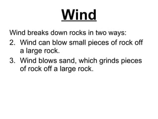 Erosion and Weathering | PPT