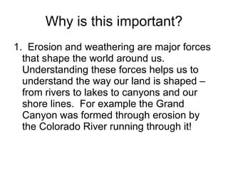 Erosion and Weathering | PPT