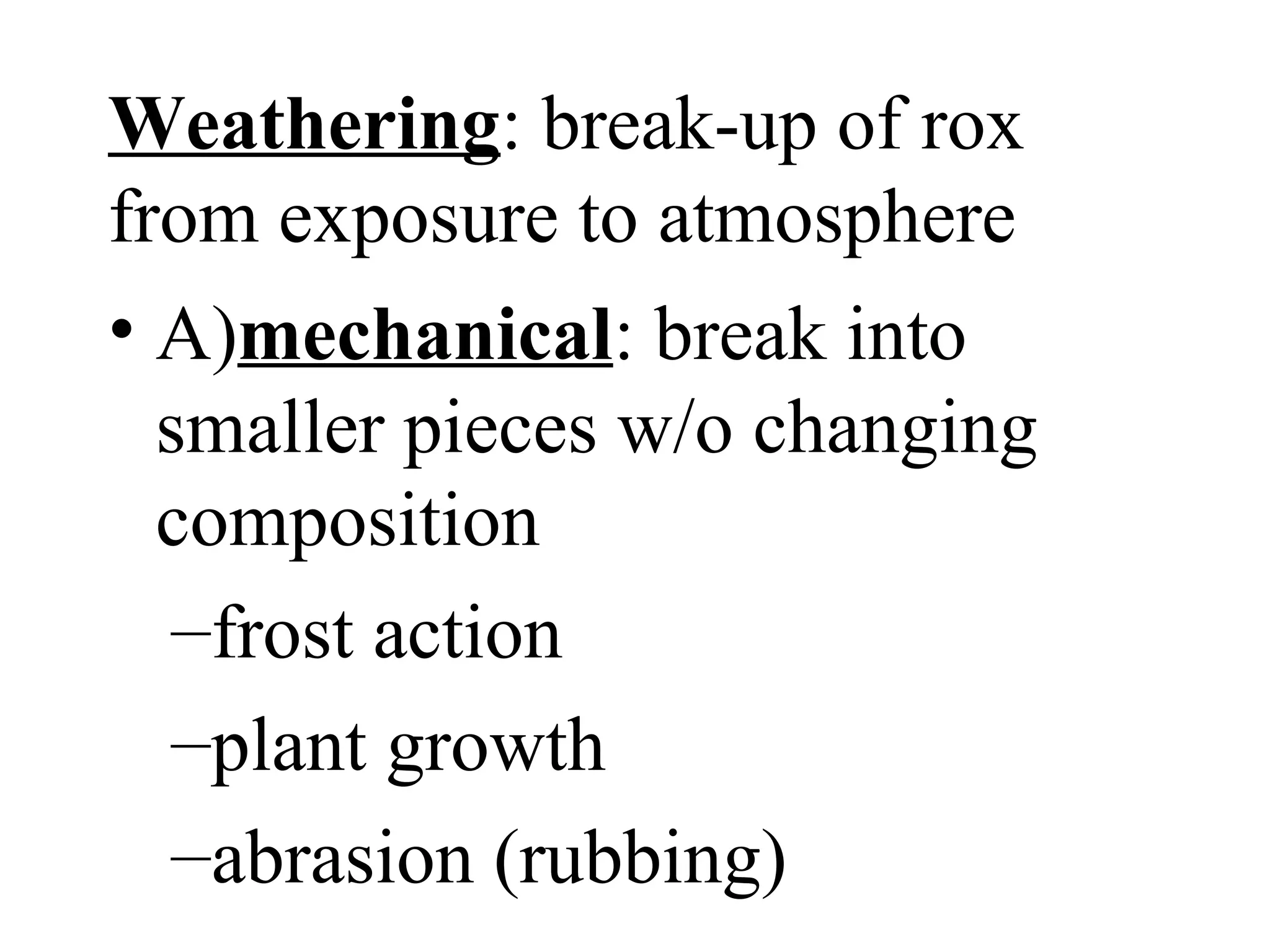 Weathering, Erosion, Deposition, and Karst Topography | PPT