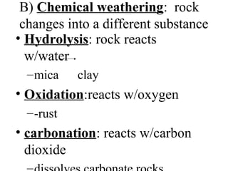 Weathering, Erosion, Deposition, and Karst Topography | PPT