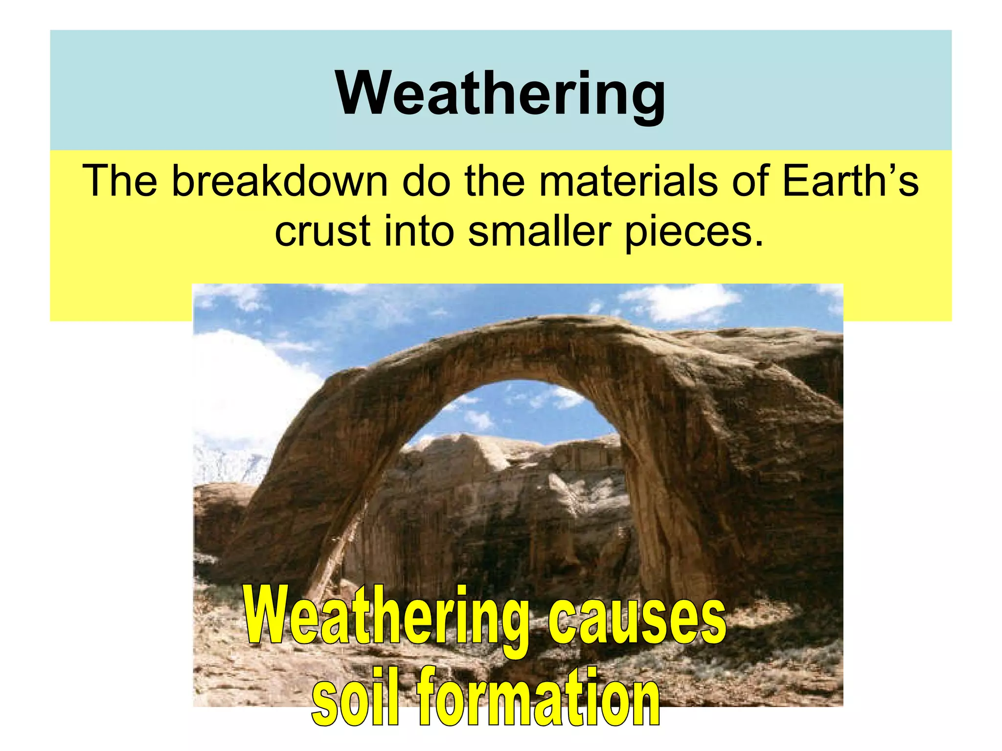 Weathering and erosion | PPT