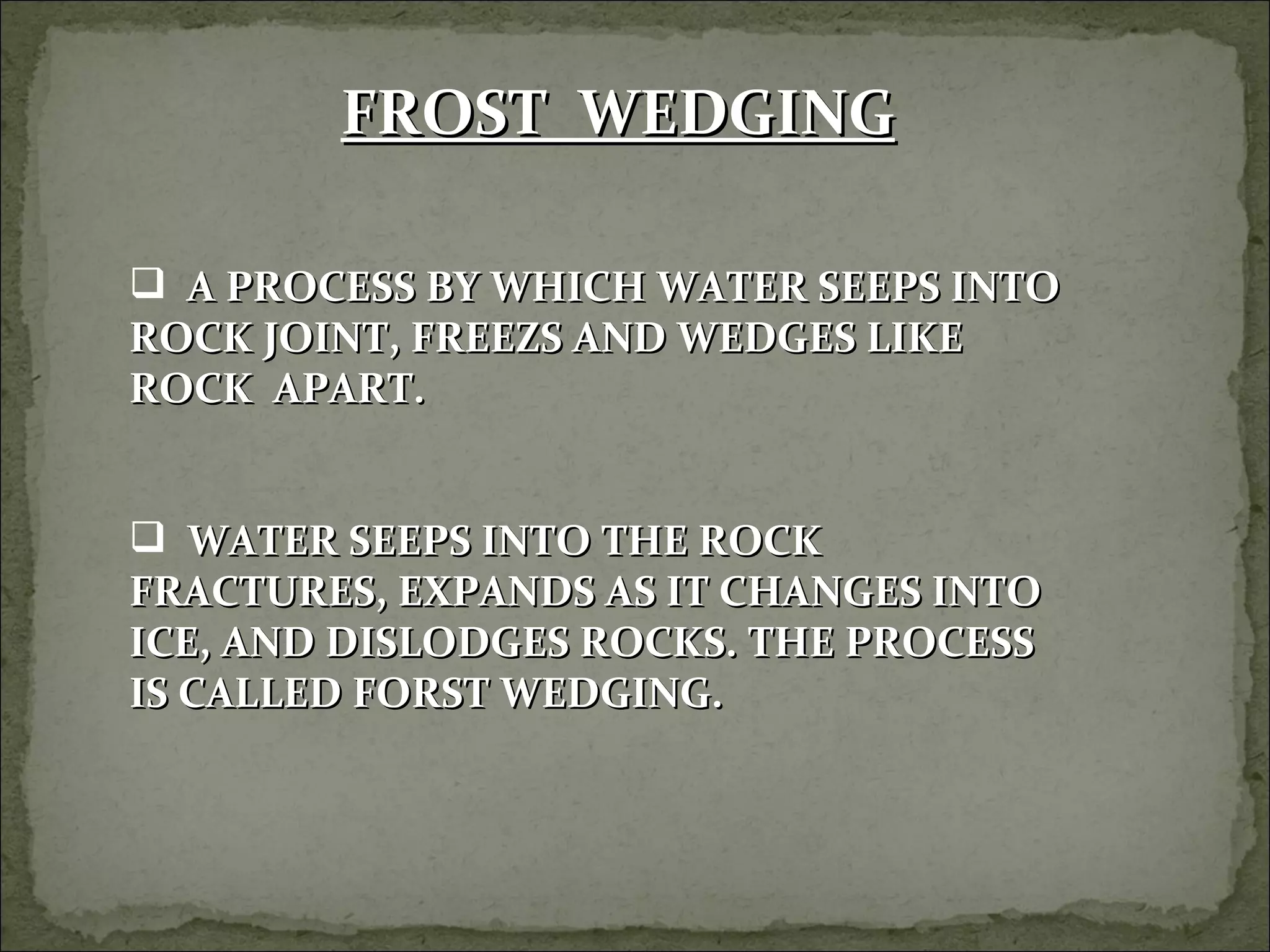 Weathering and erosion | PPT