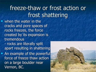 Weathering and erosion | PPT