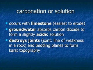 Weathering and erosion | PPT