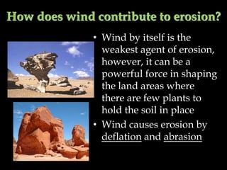 Weathering and Erosion.ppt science 5 wea | PPT | Geography | Science