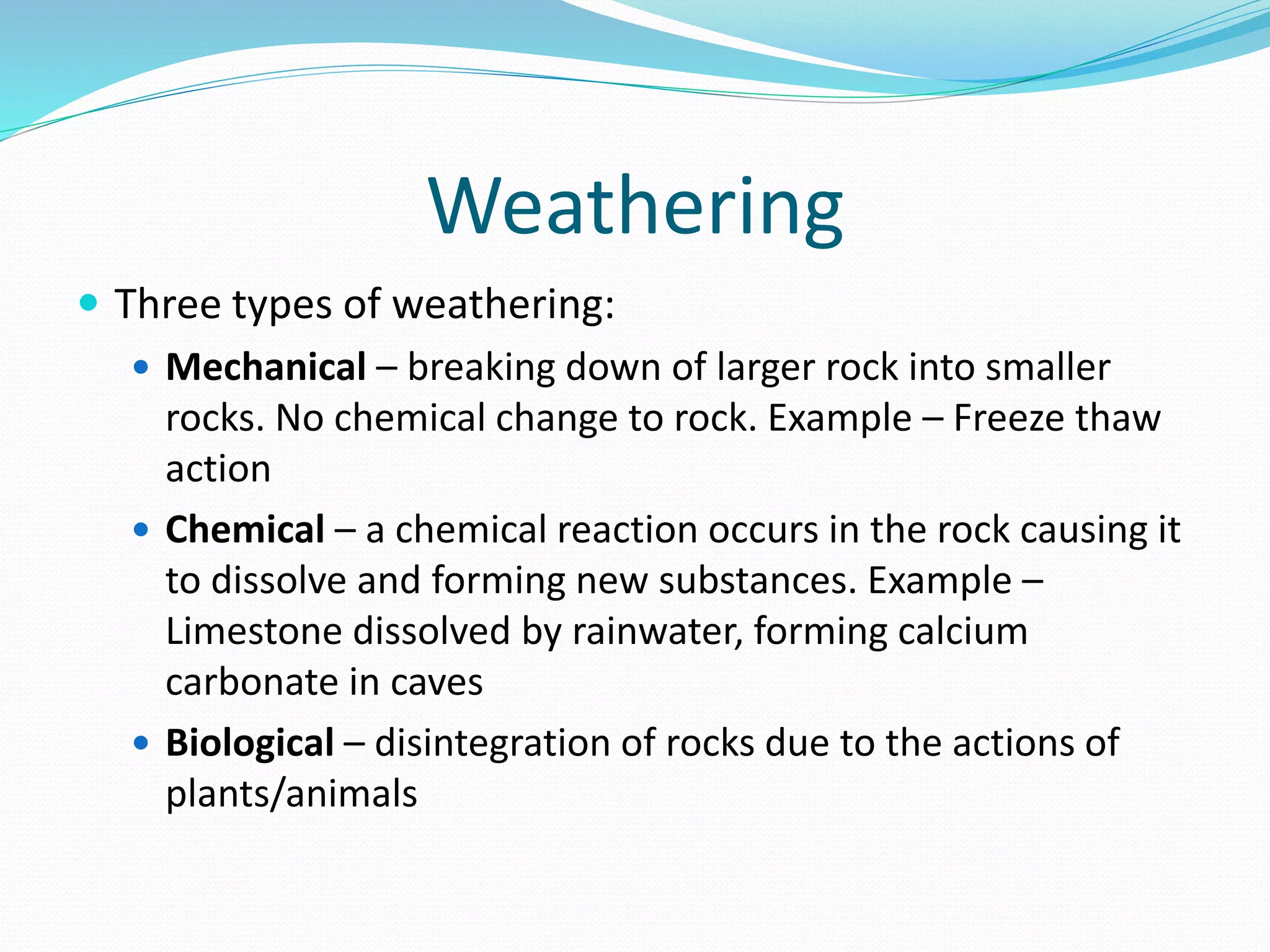 Weathering and Erosion | PPTX