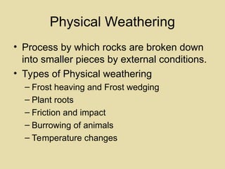 Weathering_and_Erosion PowerPoint presentation | PPT