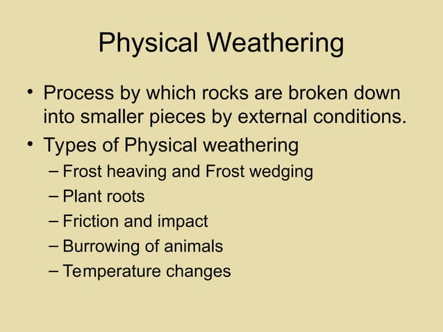 Weathering_and_Erosion PowerPoint presentation | PPT