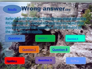 Weathering and erosion quiz | PPTX