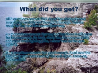 Weathering and erosion quiz | PPTX