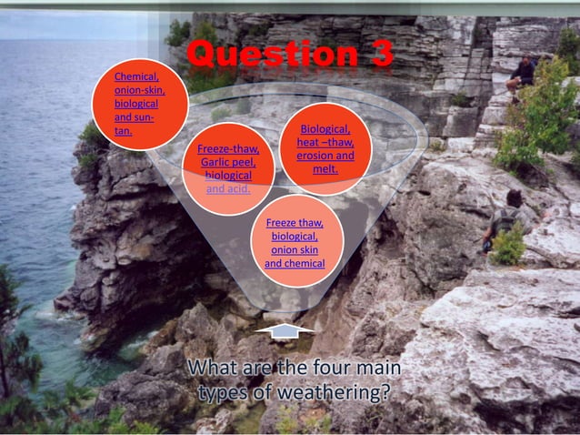 Weathering and erosion quiz | PPTX