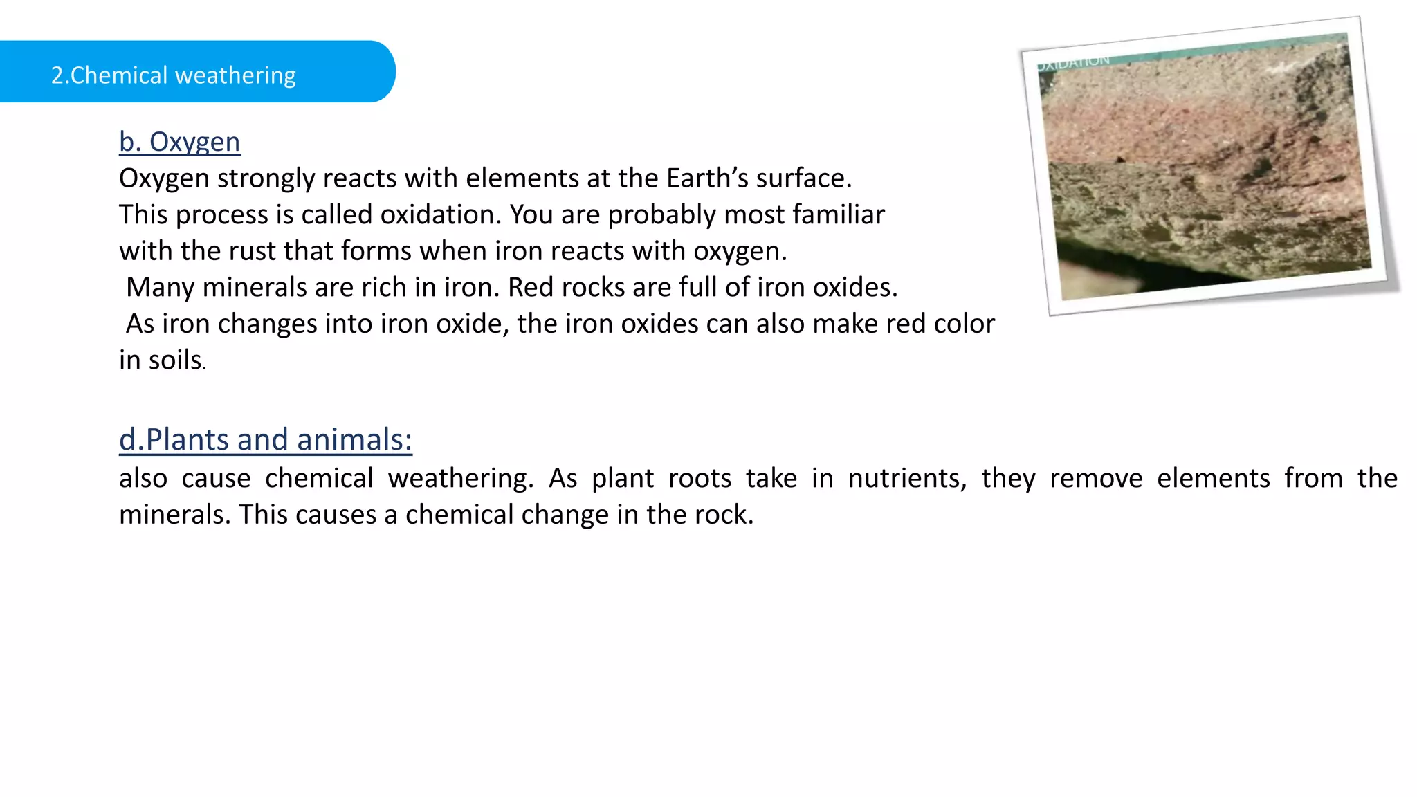 Weathering and its agents | PPTX