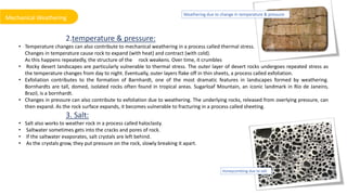 Weathering and its agents | PPTX
