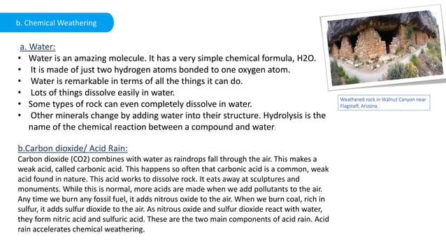 Weathering and its agents | PPTX