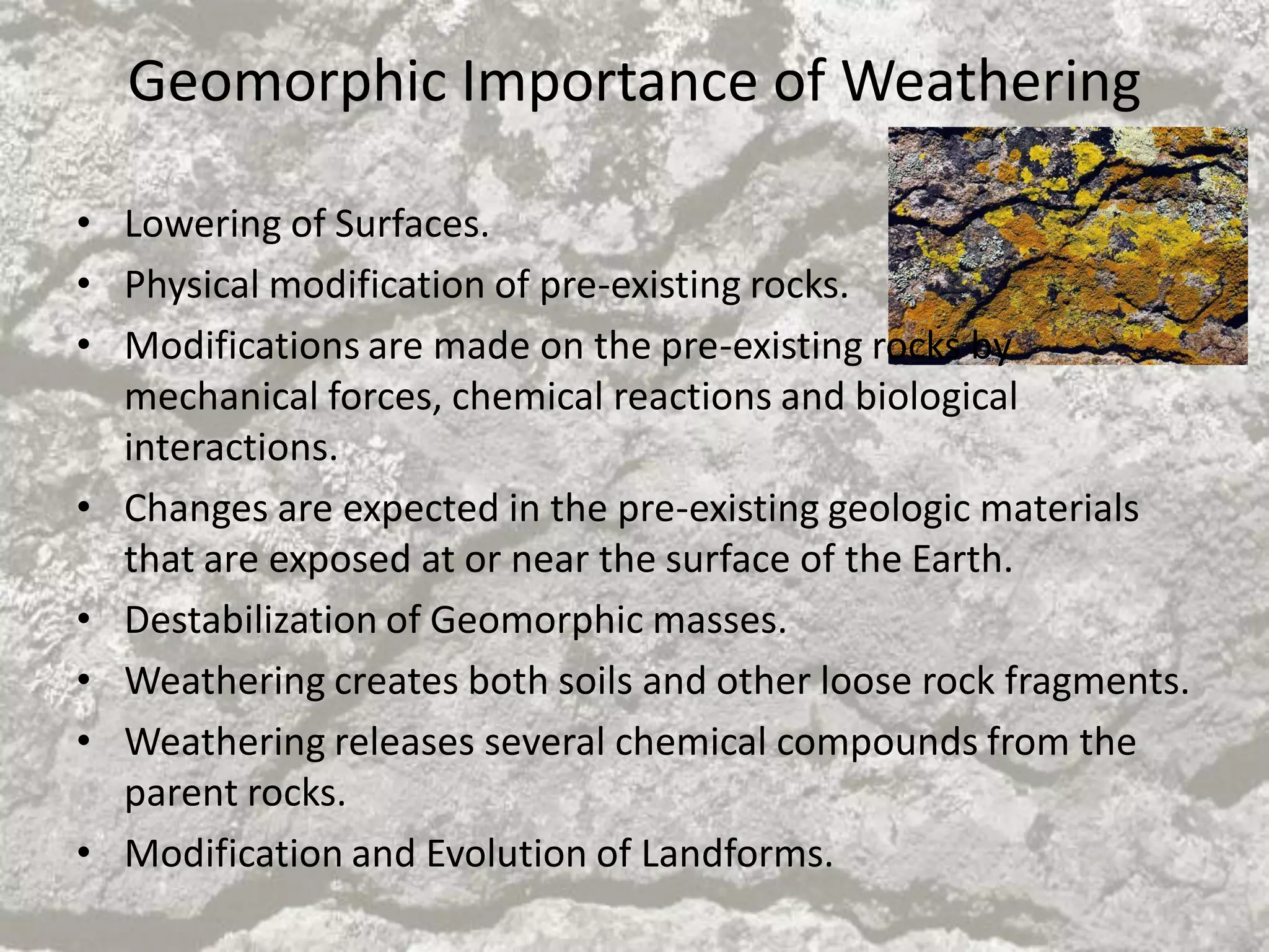 Weathering and mass wasting | PDF