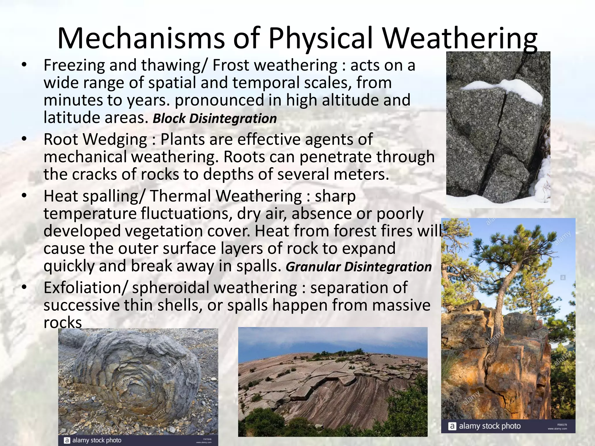 Weathering and mass wasting | PDF