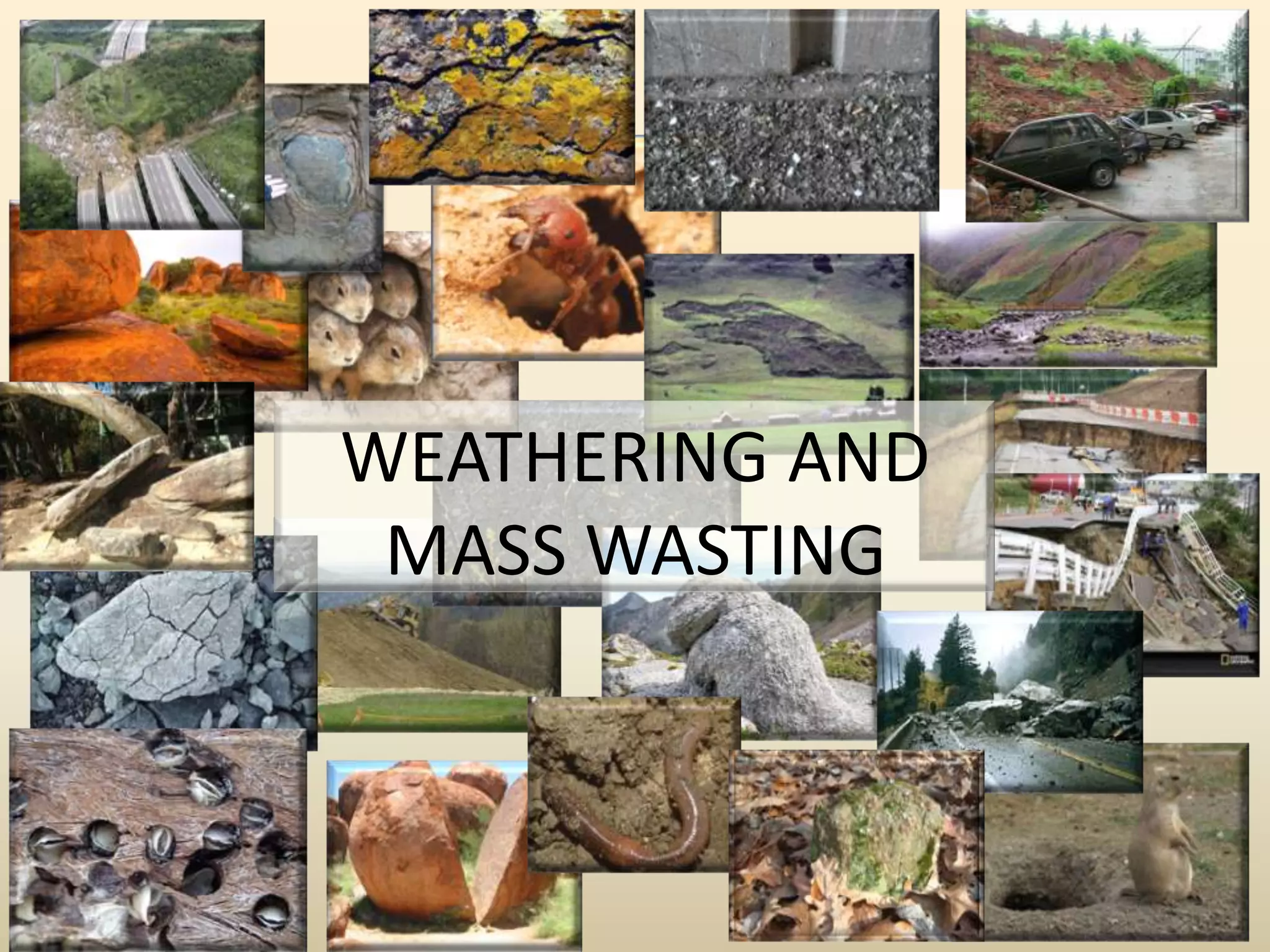 Weathering and Mass Wasting | PDF