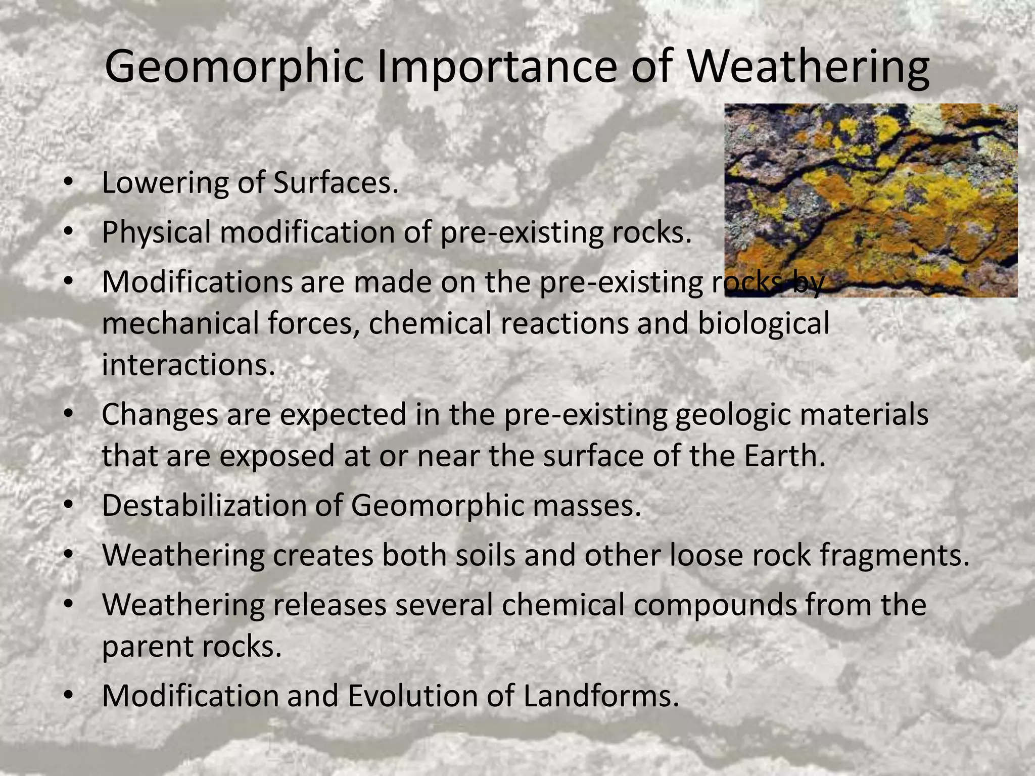 Weathering and Mass Wasting | PDF