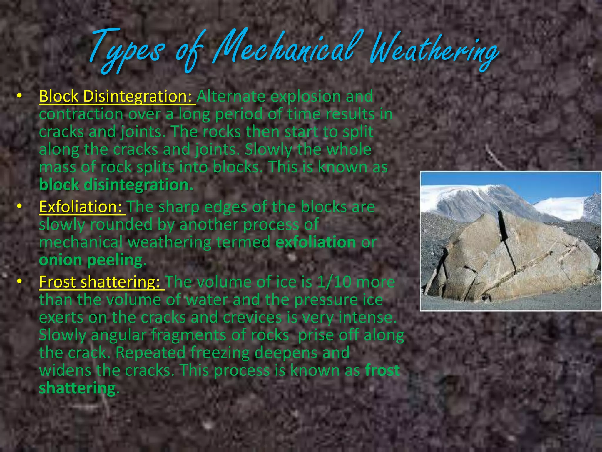 Weathering and Soil Formation Class 7 | PPTX