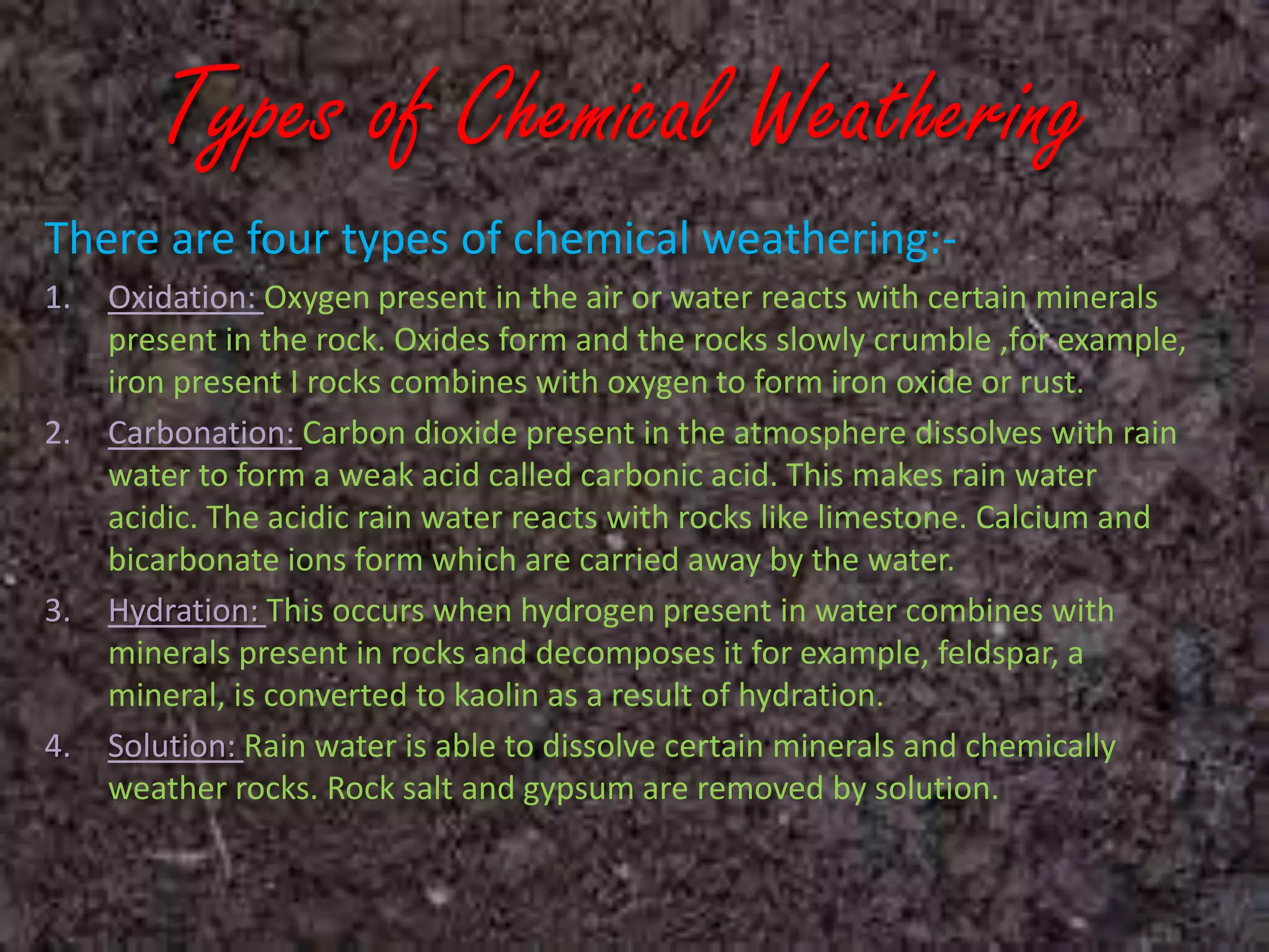 Weathering and Soil Formation Class 7 | PPTX