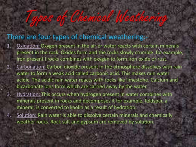 Weathering and Soil Formation Class 7 | PPTX | Geology | Science