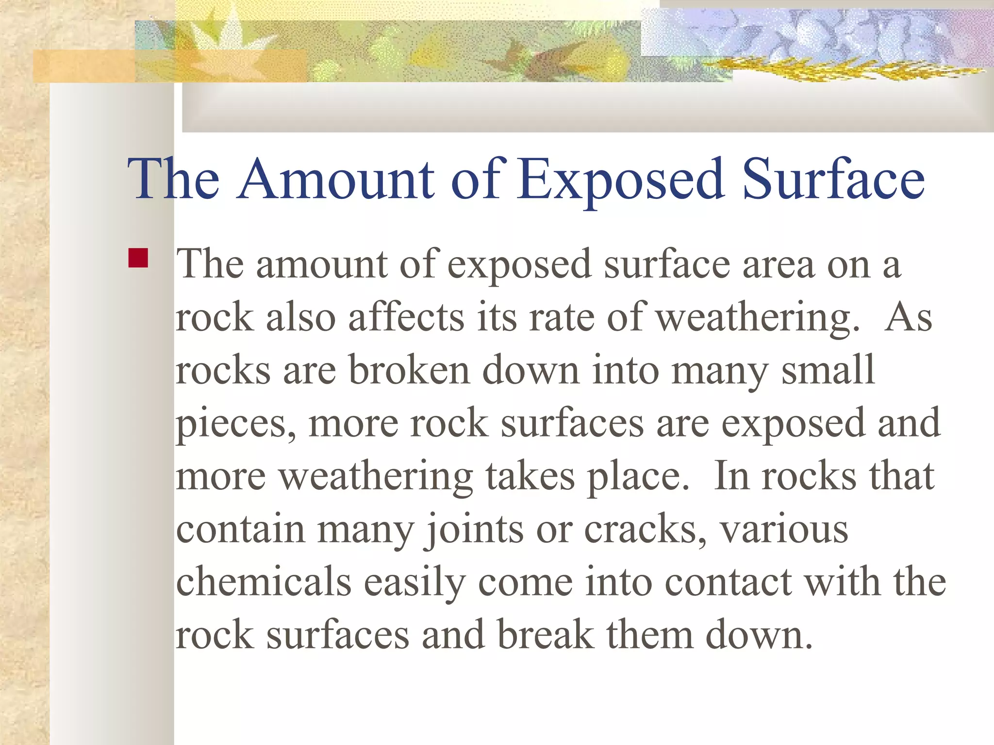 Weathering and soil formation | PPT