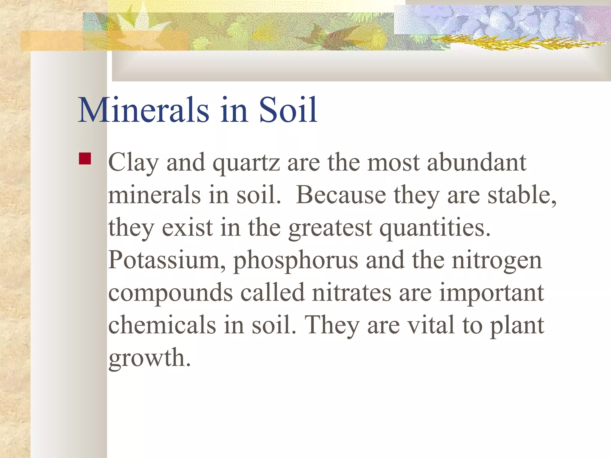 Weathering and soil formation | PPT