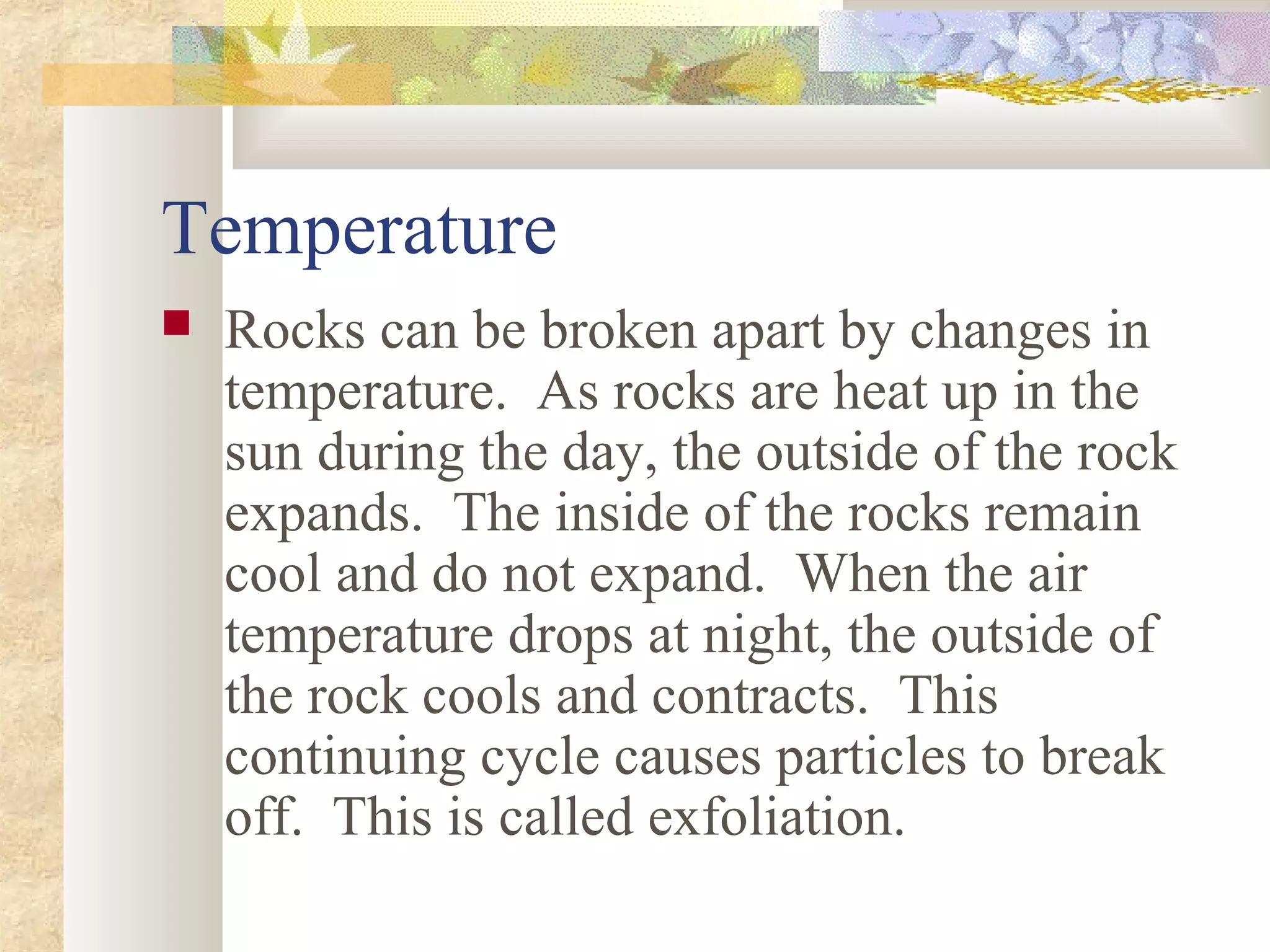 Weathering and soil formation | PPT