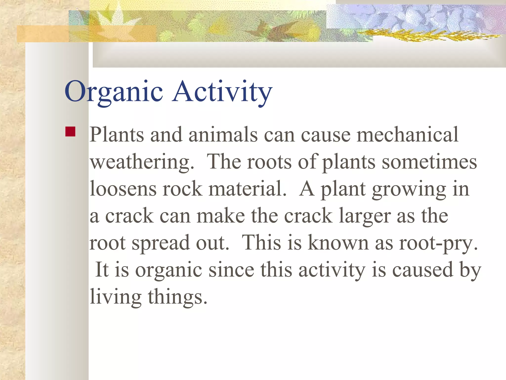 Weathering and soil formation | PPT