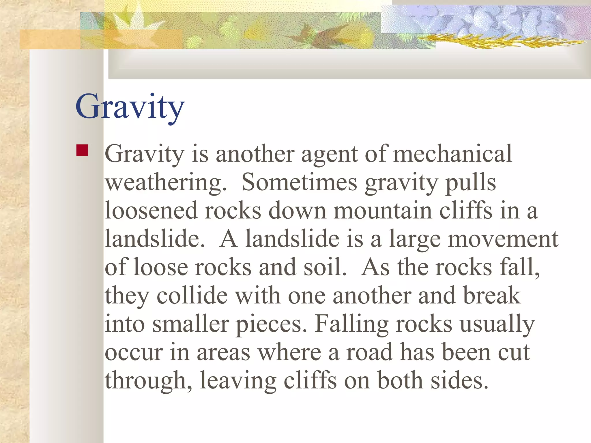Weathering and soil formation | PPT