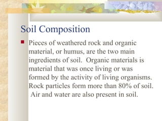 Weathering and soil formation | PPT