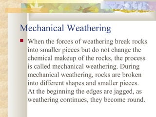 Weathering and soil formation | PPT