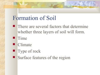 Weathering and soil formation | PPT