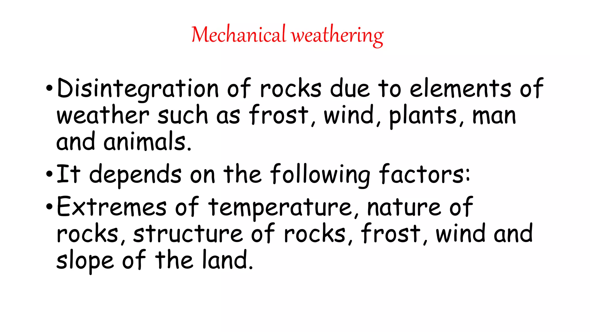 Weathering class 7 | PPTX