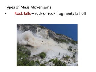Weathering, erosion, and mass wasting | PPT