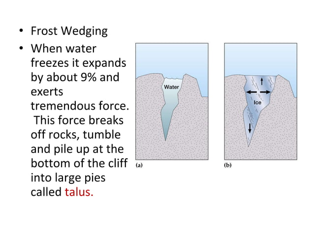Weathering, erosion, and mass wasting | PPT