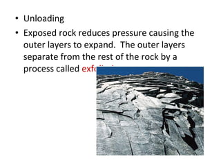 Weathering, erosion, and mass wasting | PPT