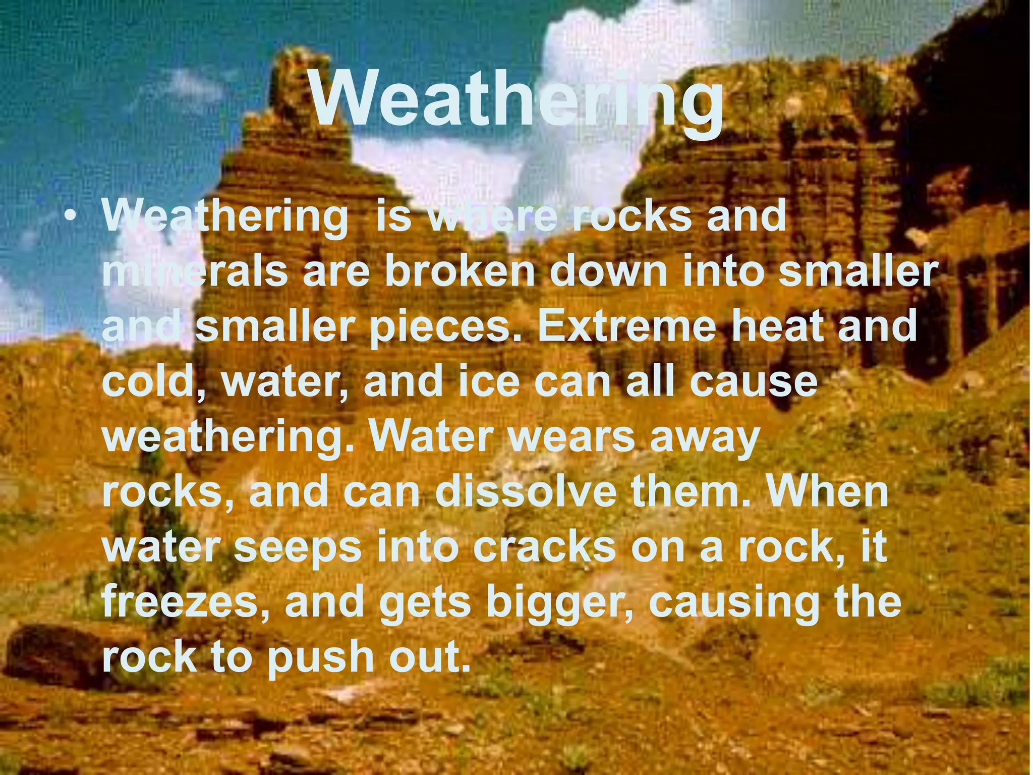 Weathering, Erosion, Deposition | PPTX