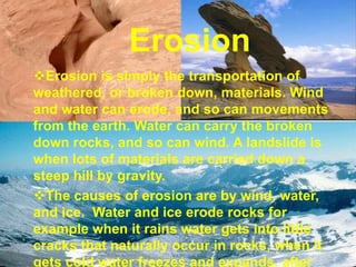 Weathering, Erosion, Deposition | PPTX