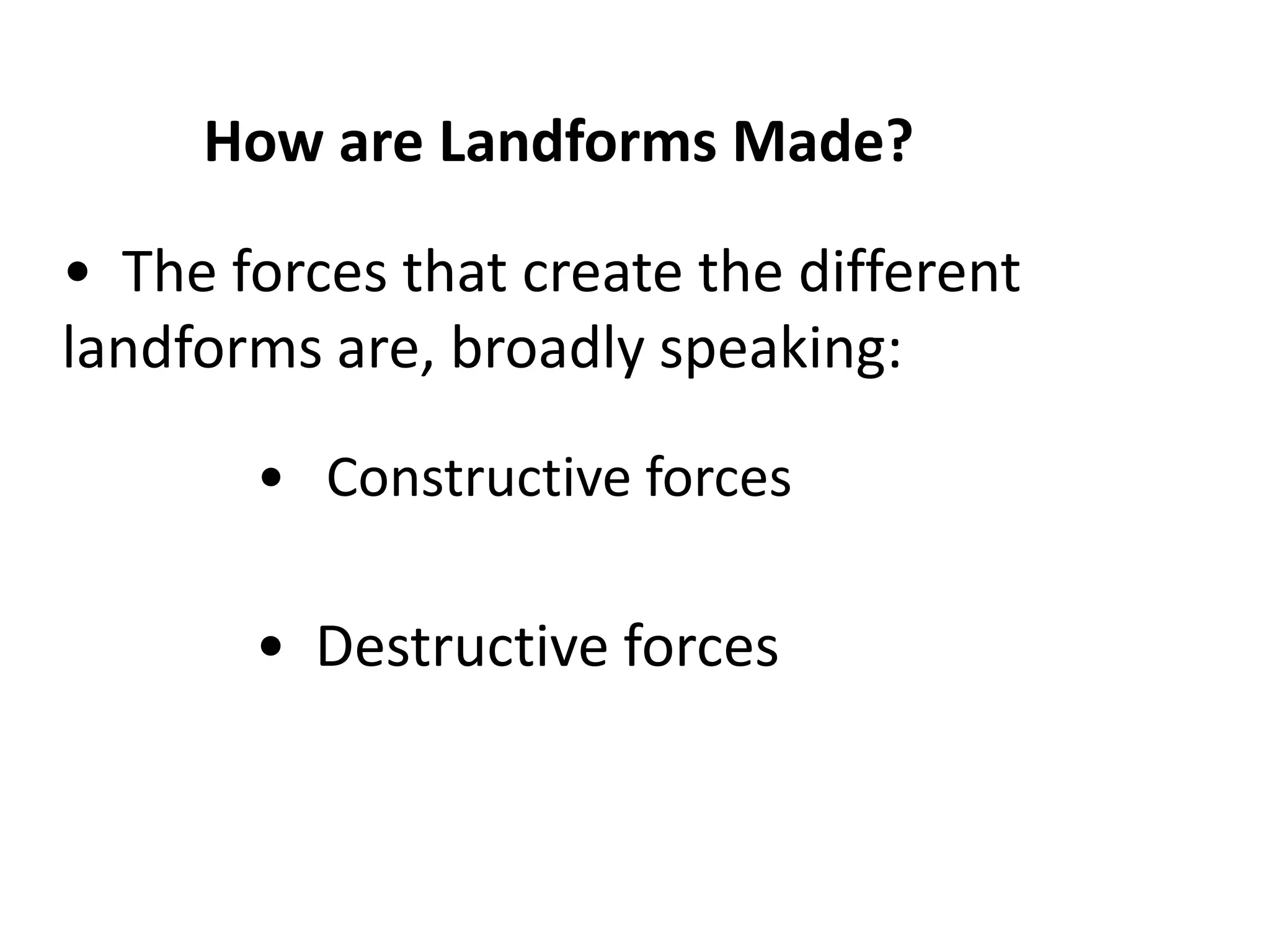Weathering, erosion, deposition (teacher background) | PPTX