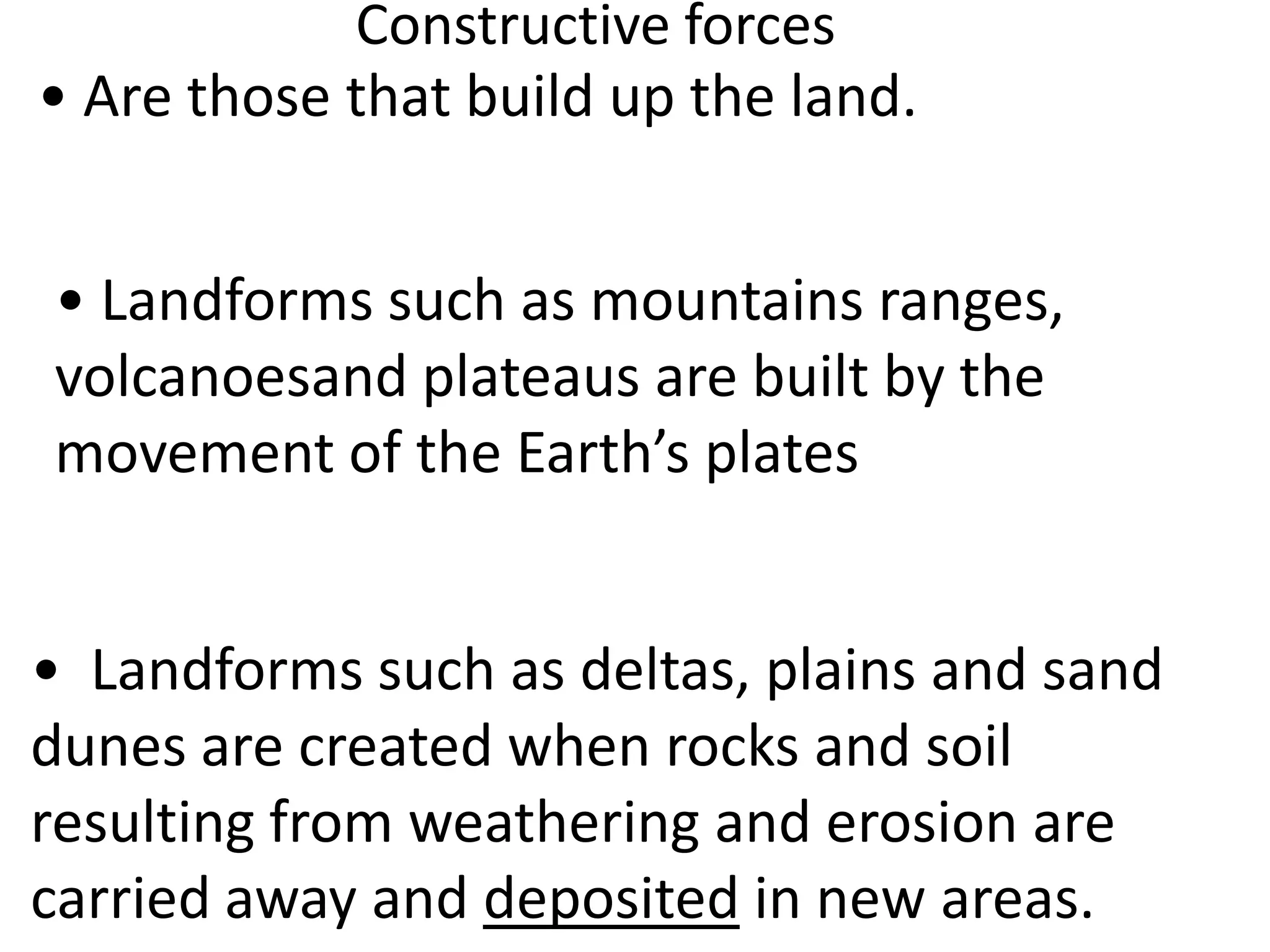 Weathering, erosion, deposition (teacher background) | PPTX