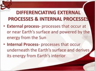 Weatheringerosion mass wasting | PPTX